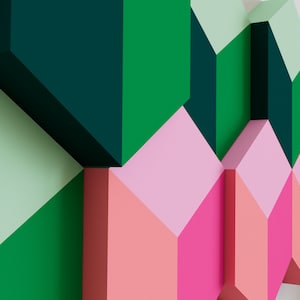 3D Effect Cube Wall Tiles in Tons of Sizes & Colors 8in Wide. Get A ...