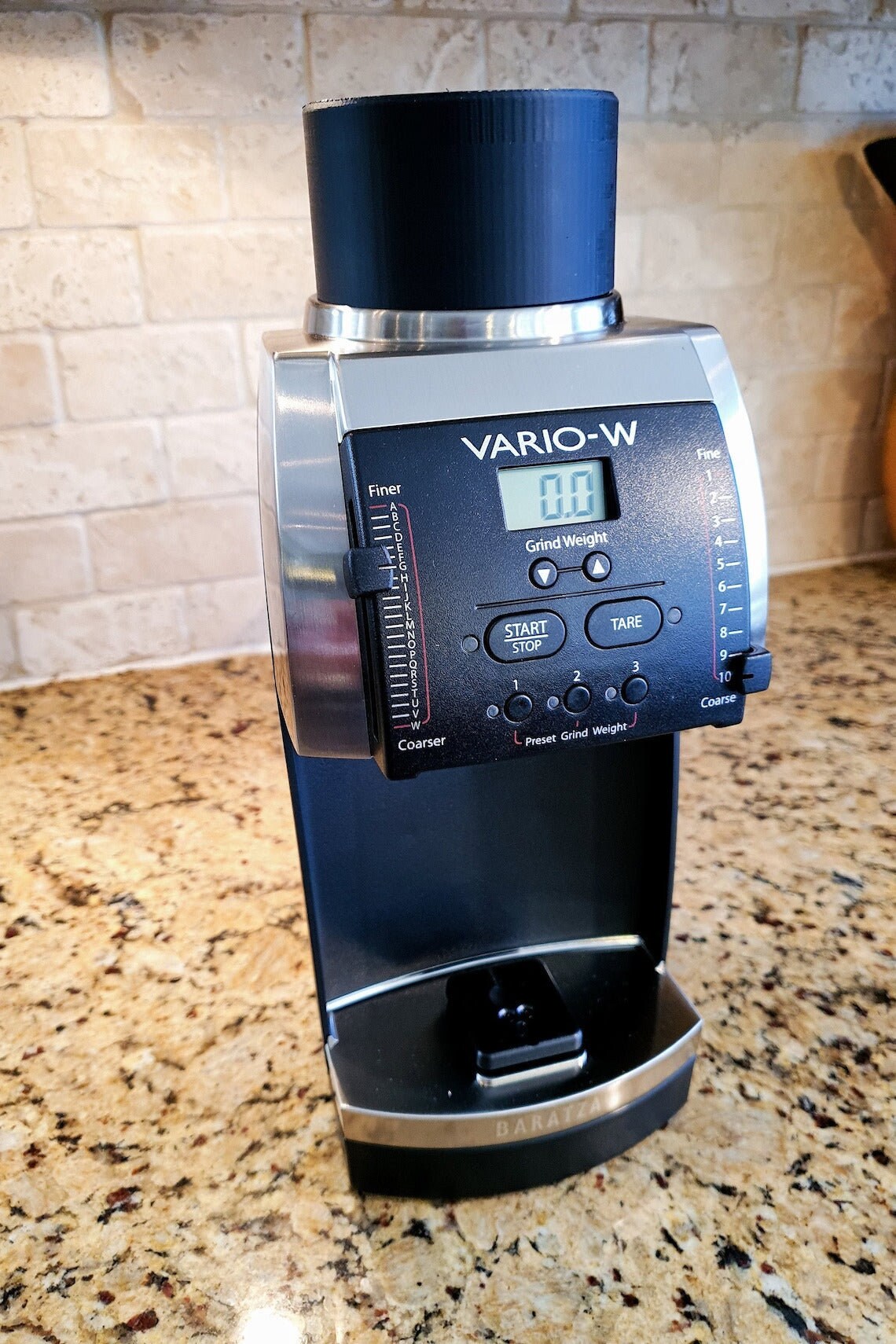 Single Dose Bean Hopper for Baratza Vario W Espresso Grinders. Single ...