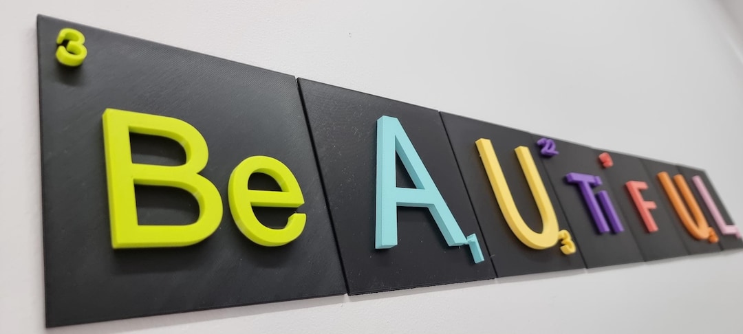 Custom Periodic Table of Elements Wall Decor Science Tiles 5 Inch ...