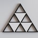 3D Hollow Triangle Wall Tiles in Tons of Sizes & Colors 6in Wide. Get A Modern Look With Easy on ...