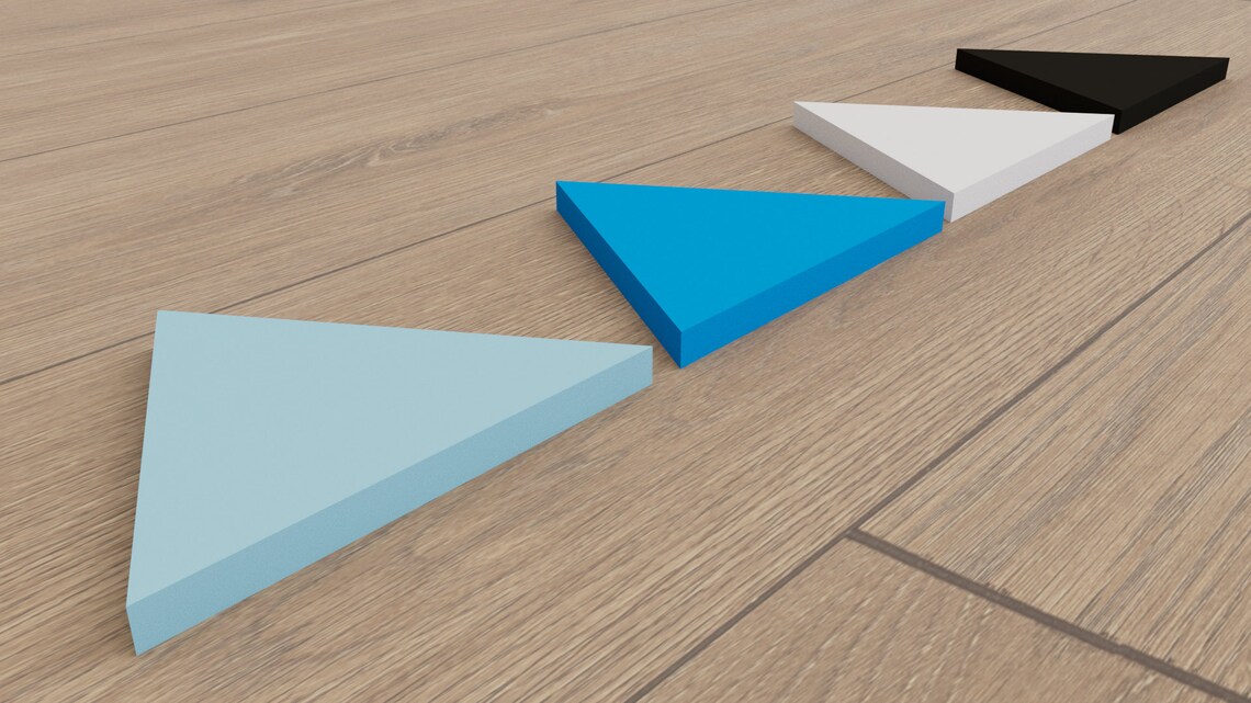 3D Triangle Wall Tiles in Tons of Sizes & Colors 4in Wide. Get A Modern ...