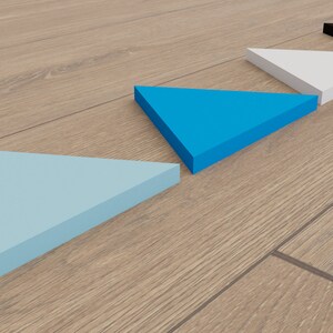 3D Triangle Wall Tiles in Tons of Sizes & Colors! 4in Wide. Get A Modern Look for Your Wall With ...