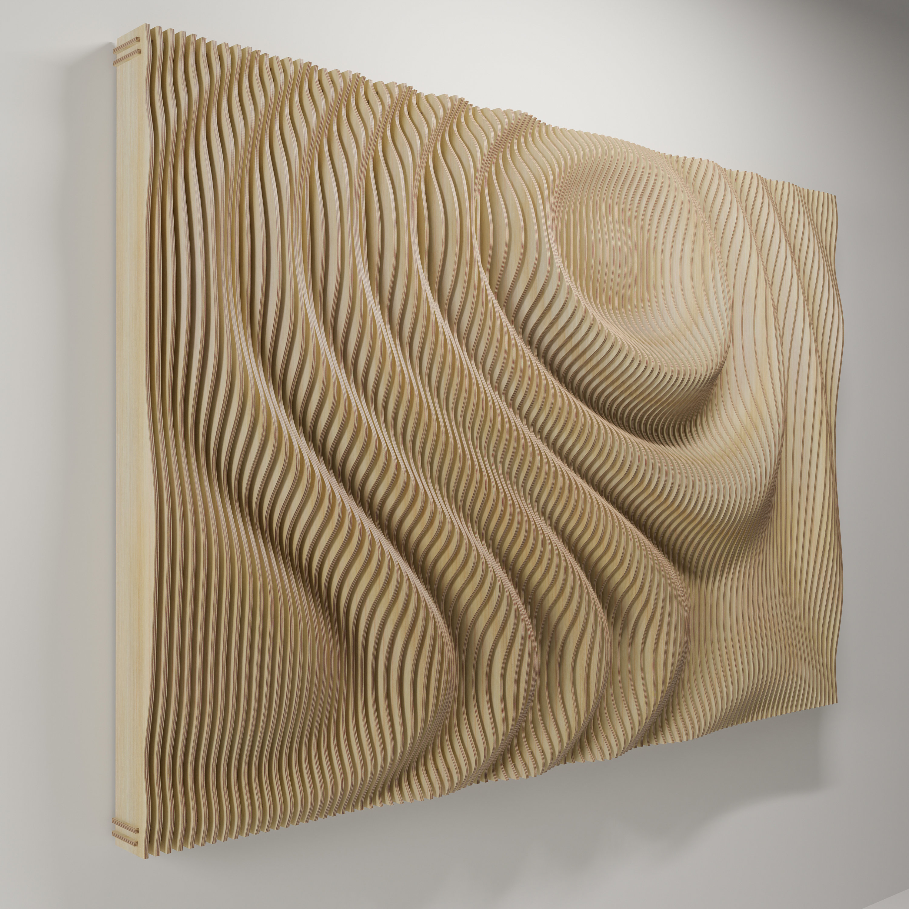 DIY Parametric Design Wall Decor. for Self-production. Digital File for ...