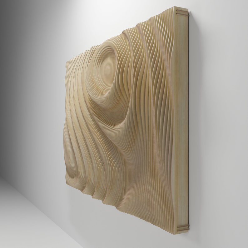 DIY Parametric Design Wall Decor. for Self-production. Digital File for ...