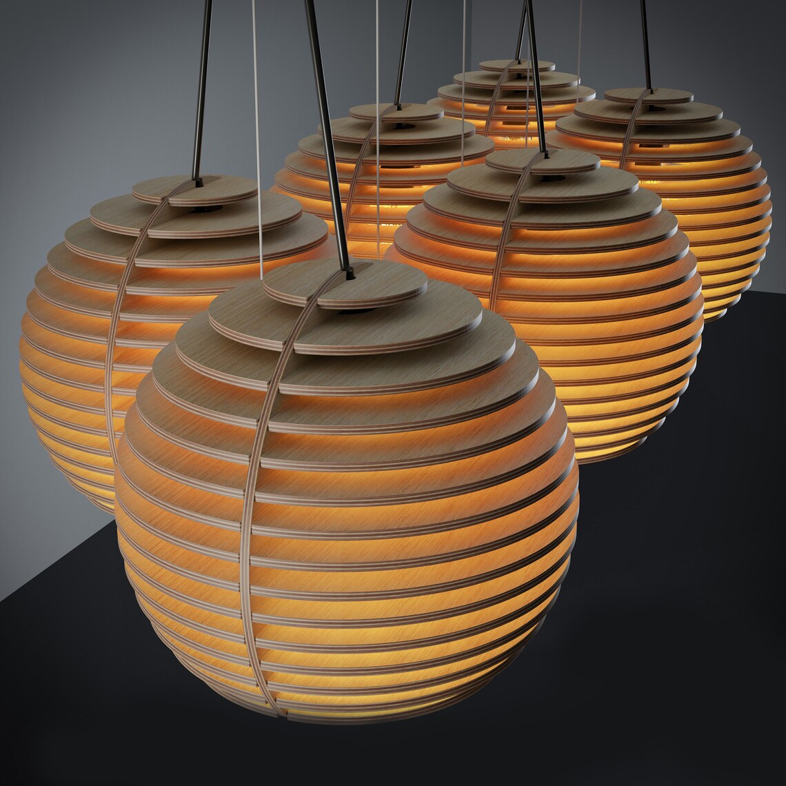 Bar Lamp. Digital Download DWG Template DIY. - Etsy