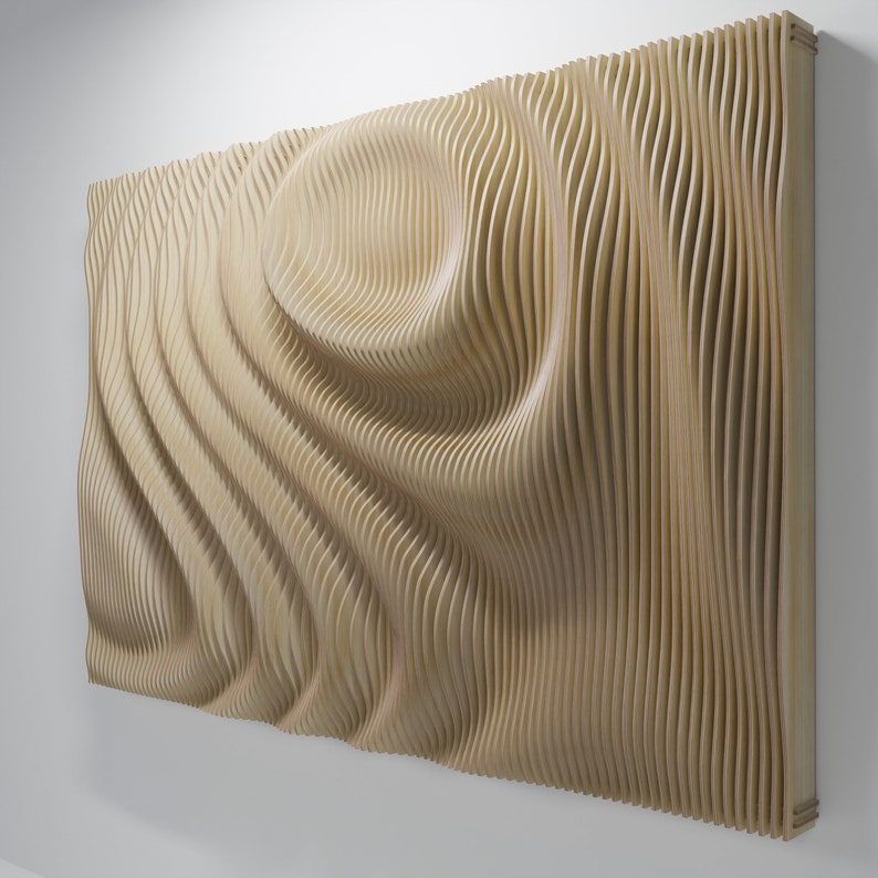 DIY Parametric Design Wall Decor. for Self-production. Digital File for ...