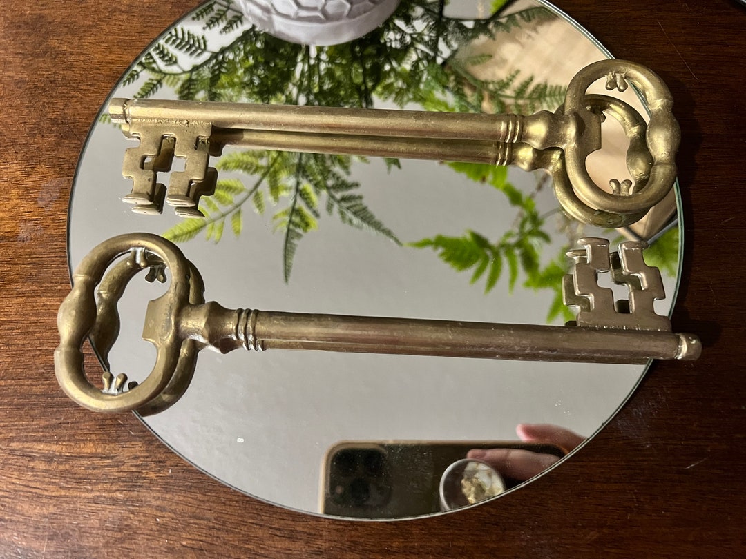 Vintage Brass Keys - Etsy