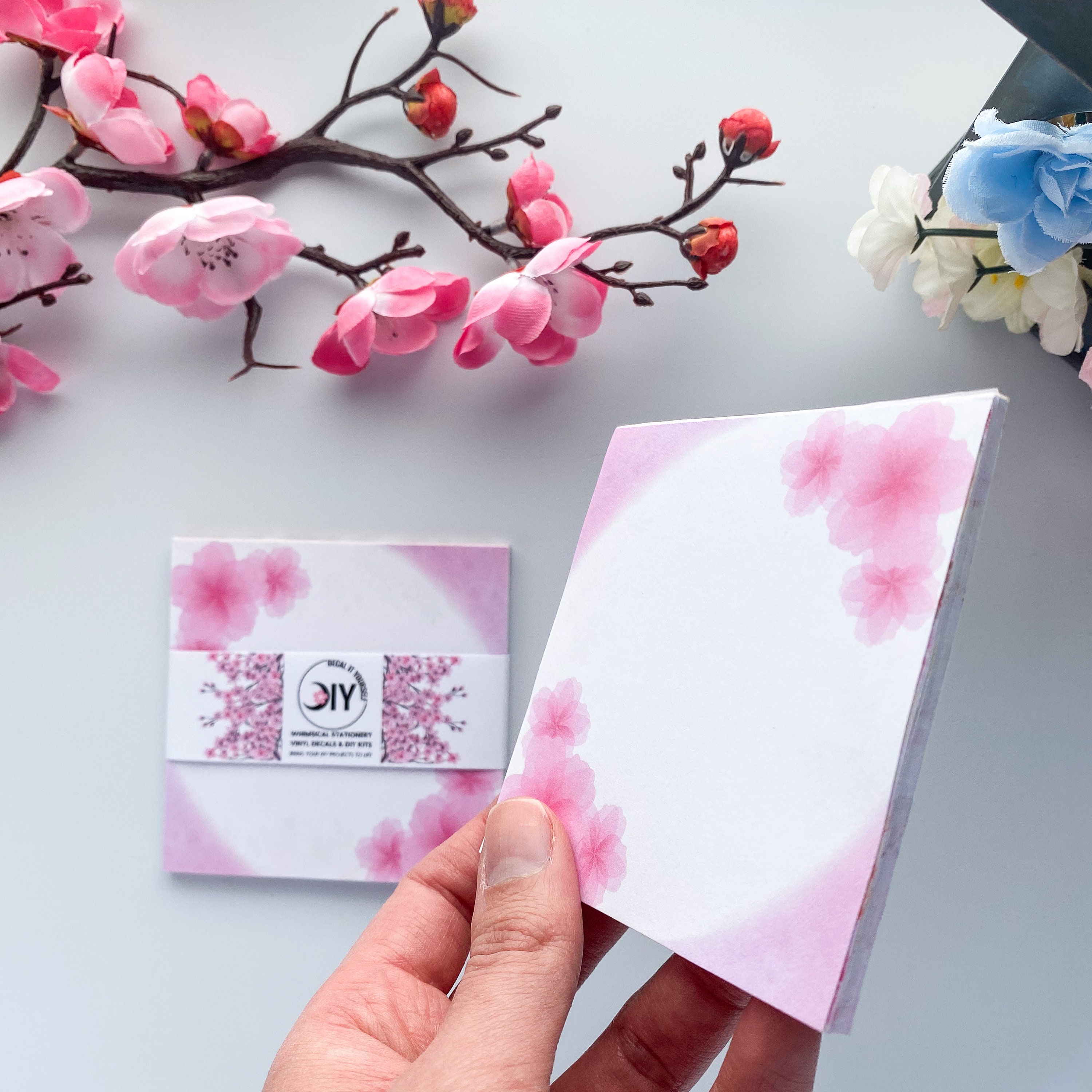 Japanese Cherry Blossom Notepads for Stationery Lovers Sakura Cherry ...