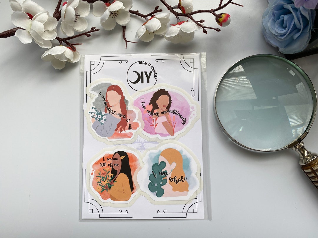 Lady Sticker, Faceless Stickers, Waterproof Stickers, Elevate Your ...