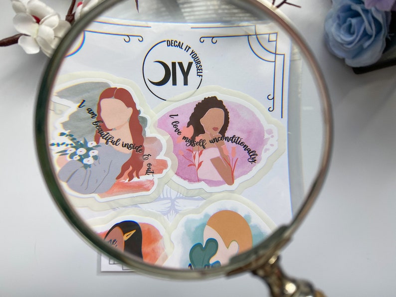 Lady Sticker, Faceless Stickers, Waterproof Stickers, Elevate Your ...