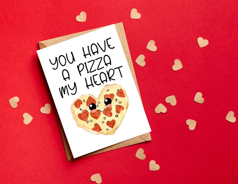Valentine's Day Cards Instant Download, Kawaii Food Pun DIY Cards ...