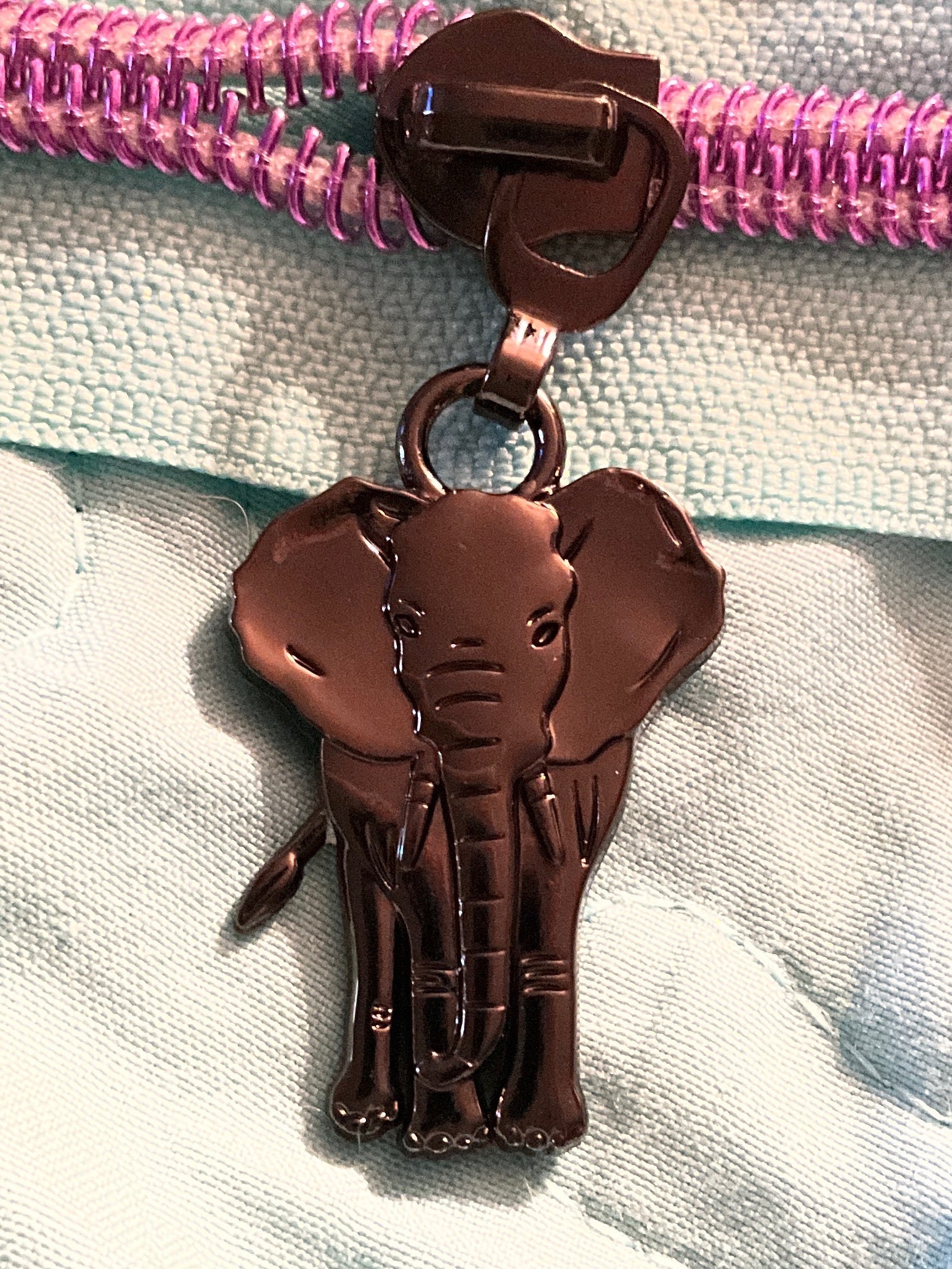 Elephant Antique Bronze #5 Zipper Pull Goes Perfect With Tula Pink ...
