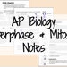 AP Biology Unit 5 Review Notes - Etsy