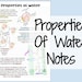AP Biology Properties of Water Notes - Etsy