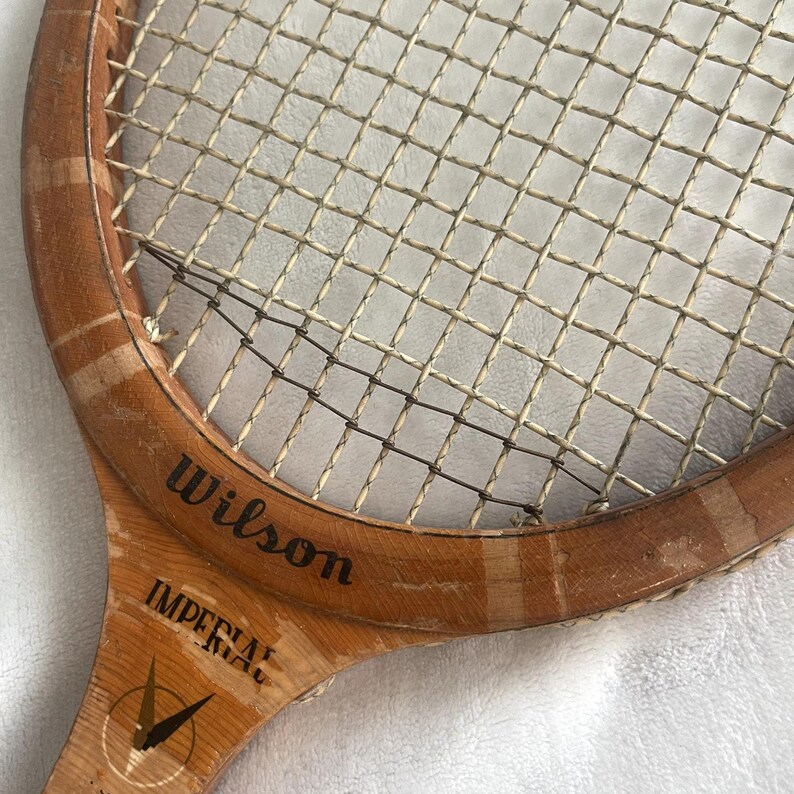 Vintage Wilson Tennis Racket Jack Kramer Famous Player Series Imperial ...