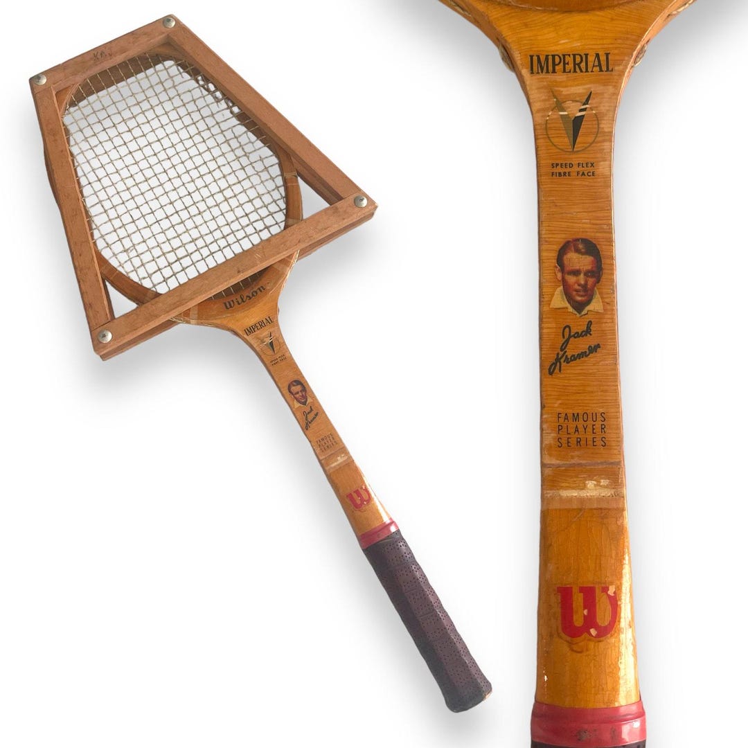 Vintage Wilson Tennis Racket Jack Kramer Famous Player Series Imperial ...
