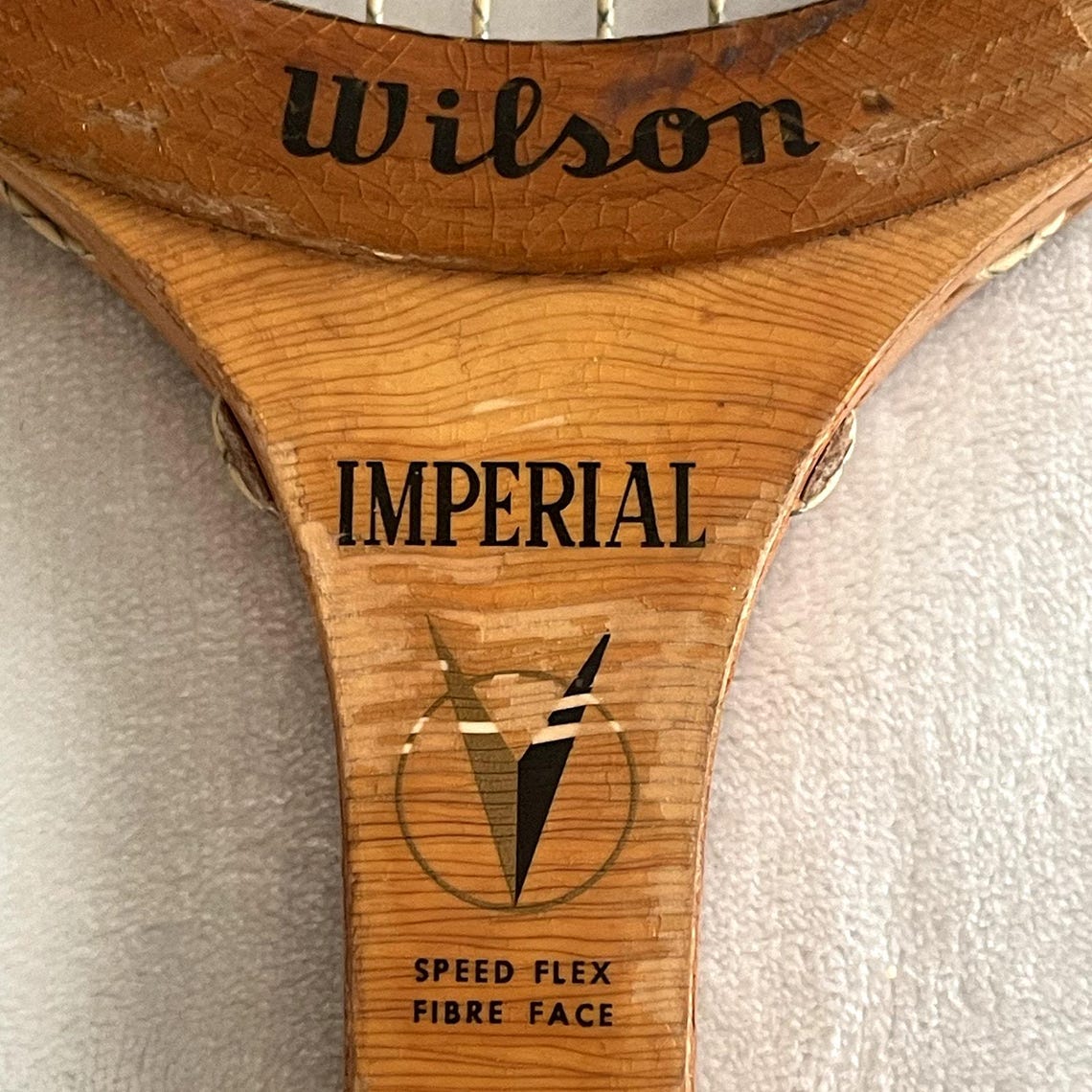 Vintage Wilson Tennis Racket Jack Kramer Famous Player Series Imperial ...
