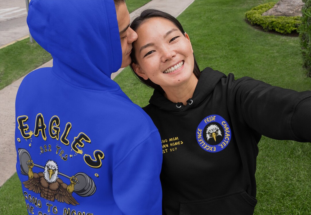 322 TRS Eagles Unisex Dual Sided Hoodie, BMT Graduation, Air Force ...