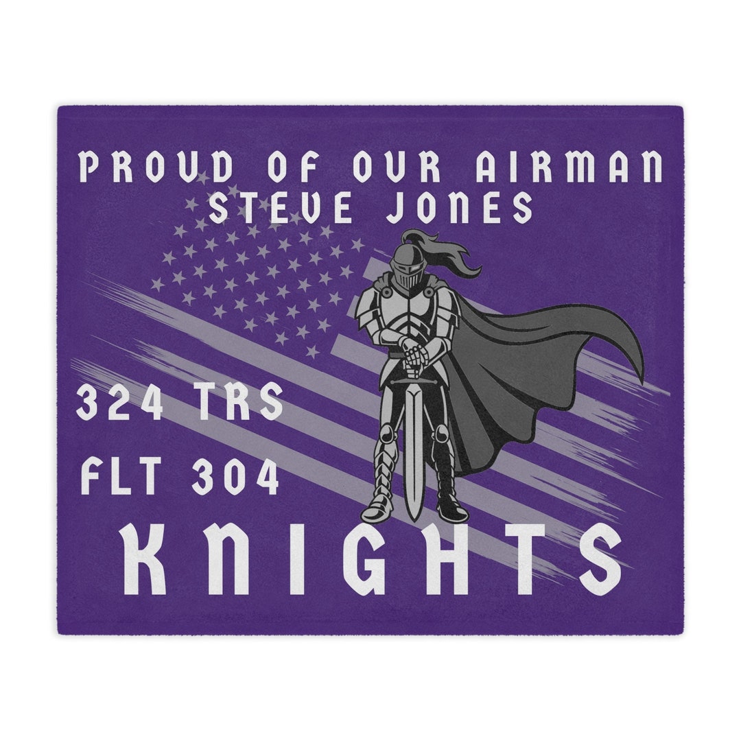 324 TRS Knights Blanket Banner, BMT Graduation, Airman's Run, Knights ...