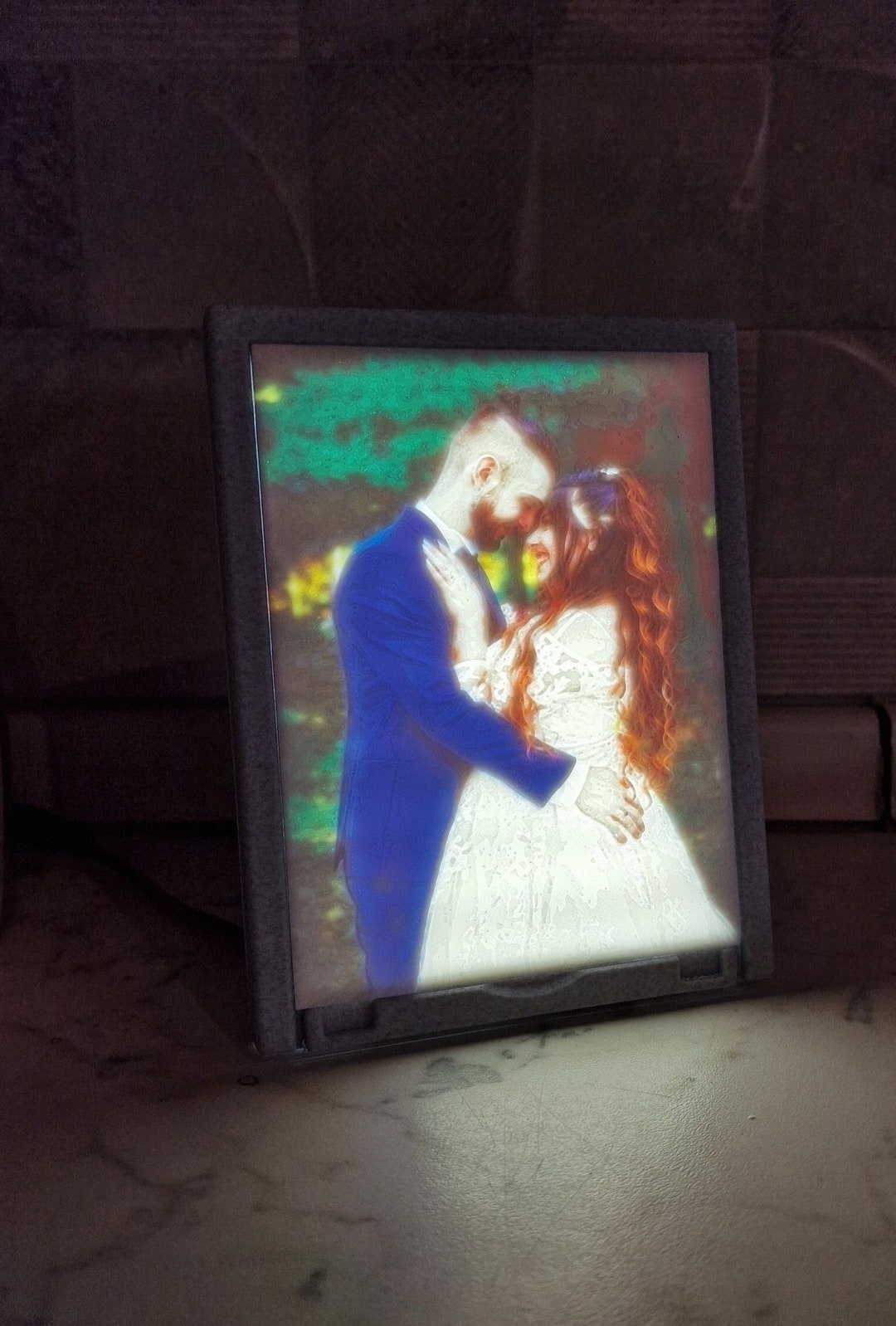 Illuminated Photo Frame for Usb-c 5W Lithophanes, Personalized Photo ...