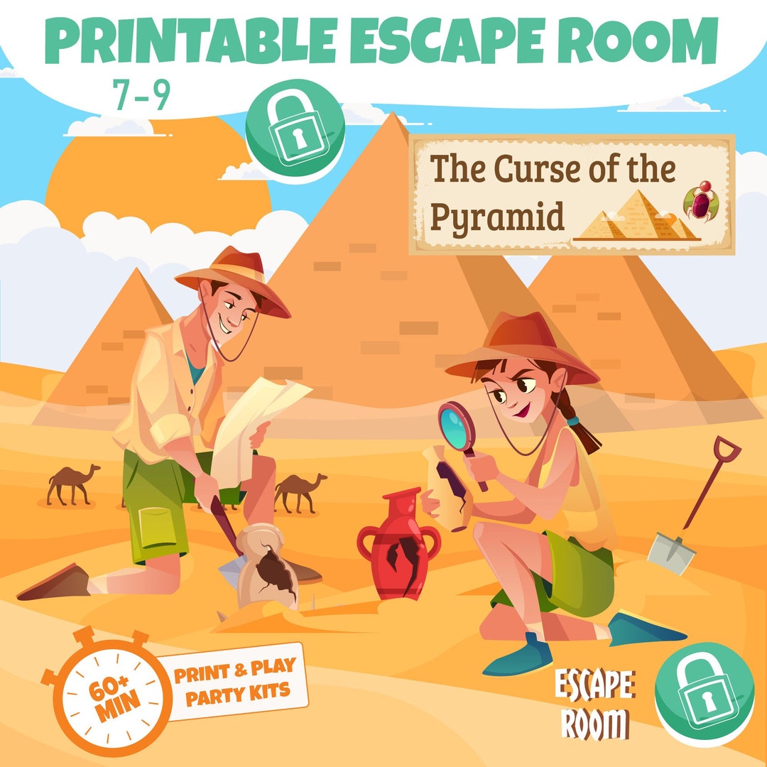 DIY Ancient Egypt Escape Room for Kids / the Curse of the - Etsy