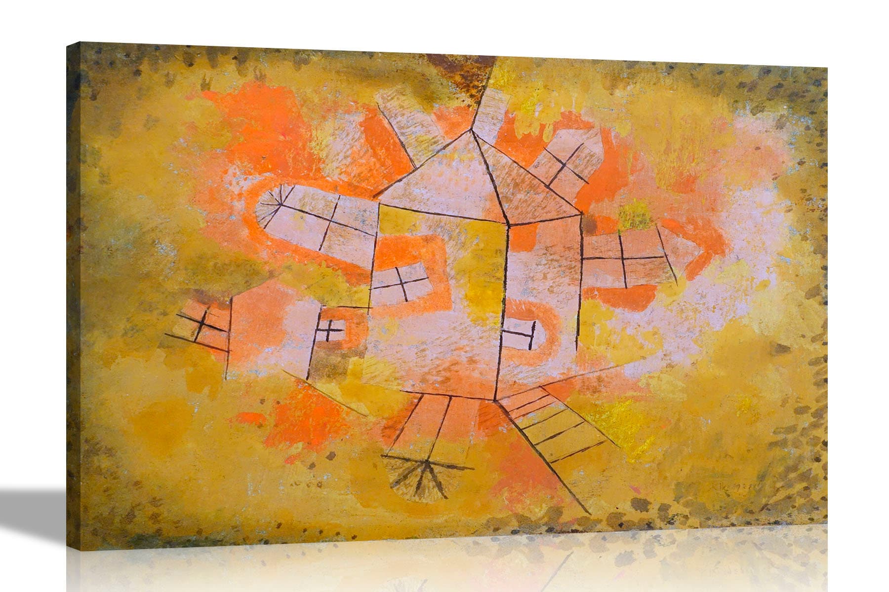 Revolving House by Paul Klee Canvas Prints Wall Decoration - Etsy UK