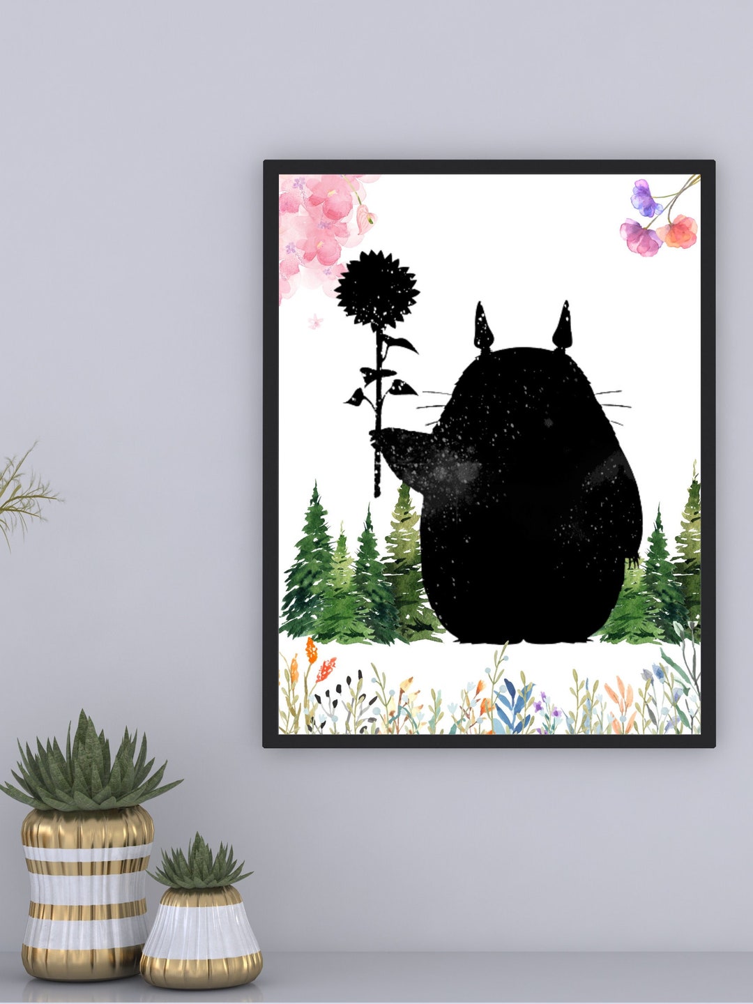 Totoro Poster - Physical Print - Etsy
