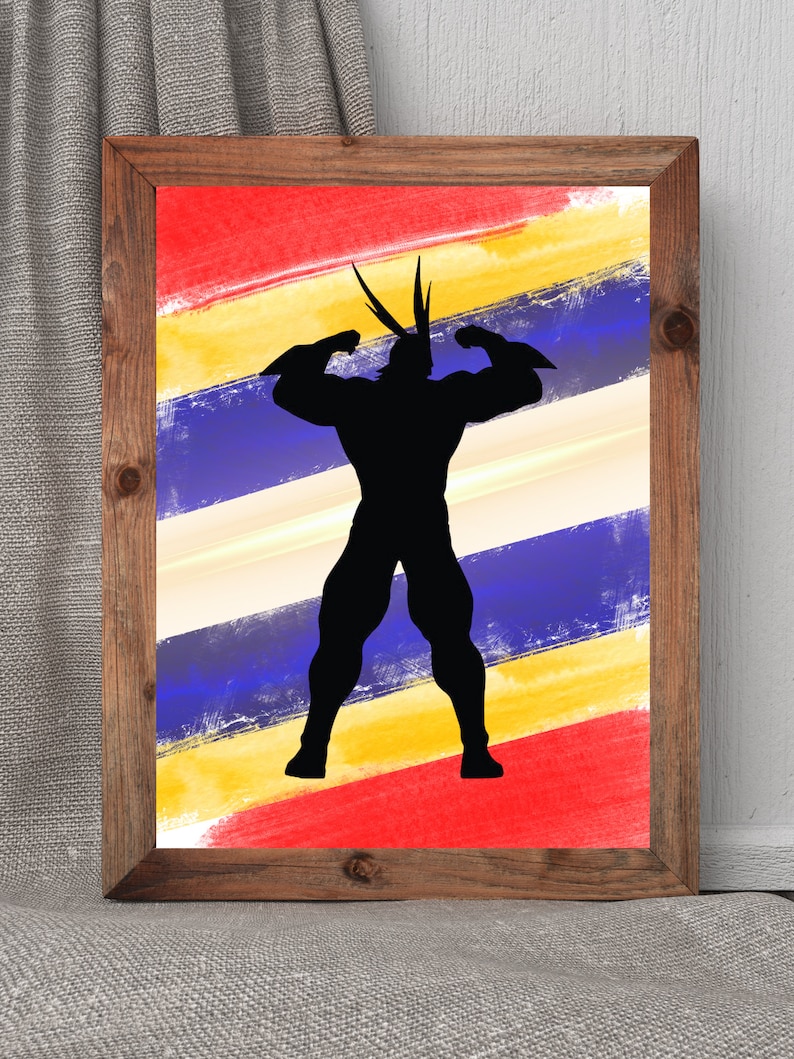 All Might Poster- Digital Print - Etsy