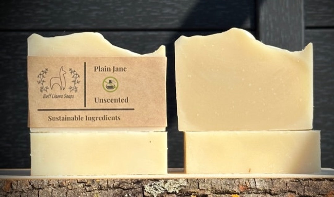 Plain Soap, Unscented, Cold Process Soap, No Perfume, No Colors, Plain ...