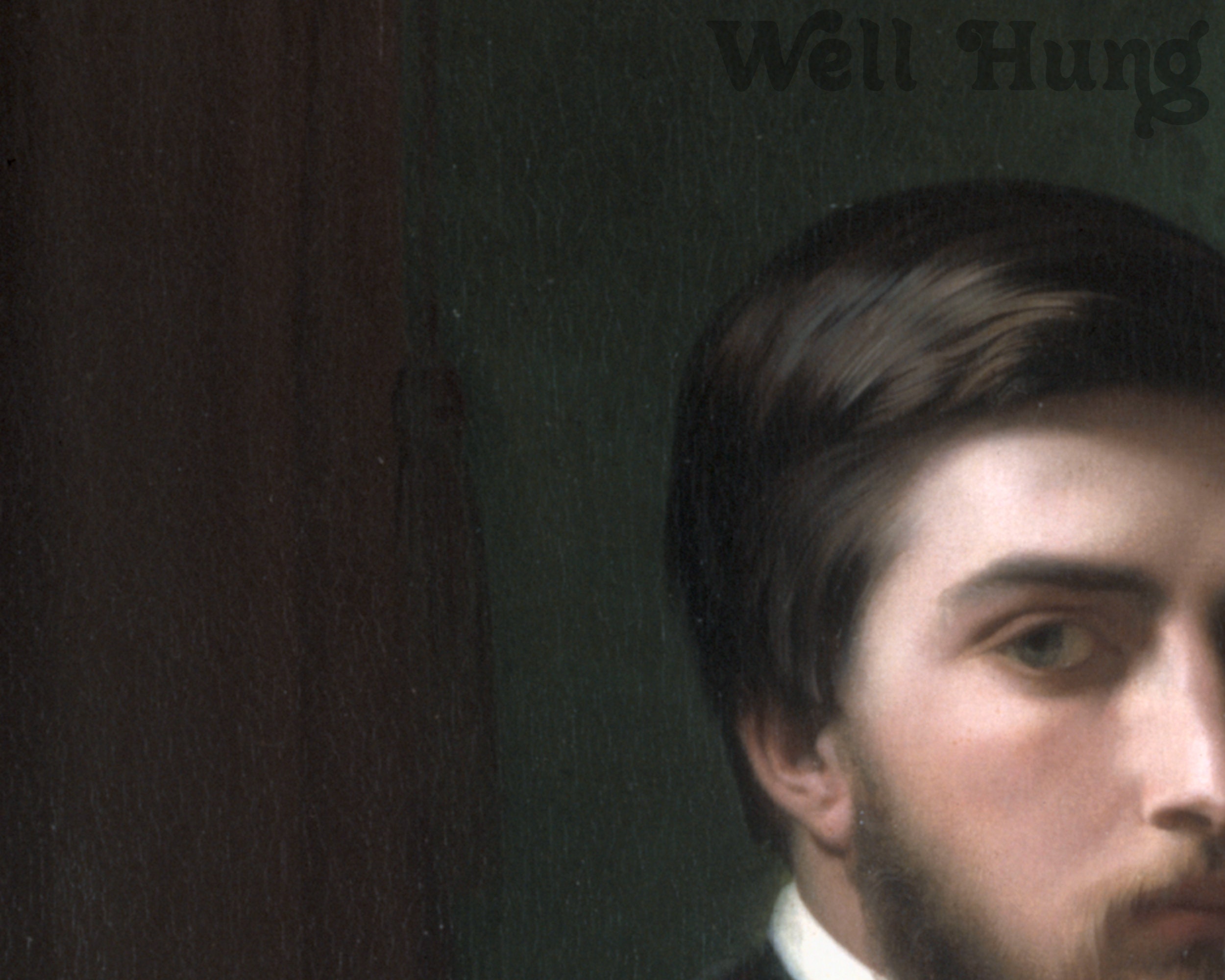 Vintage Oil Painting of Two Victorian Men | Dark Academia Wall Art ...