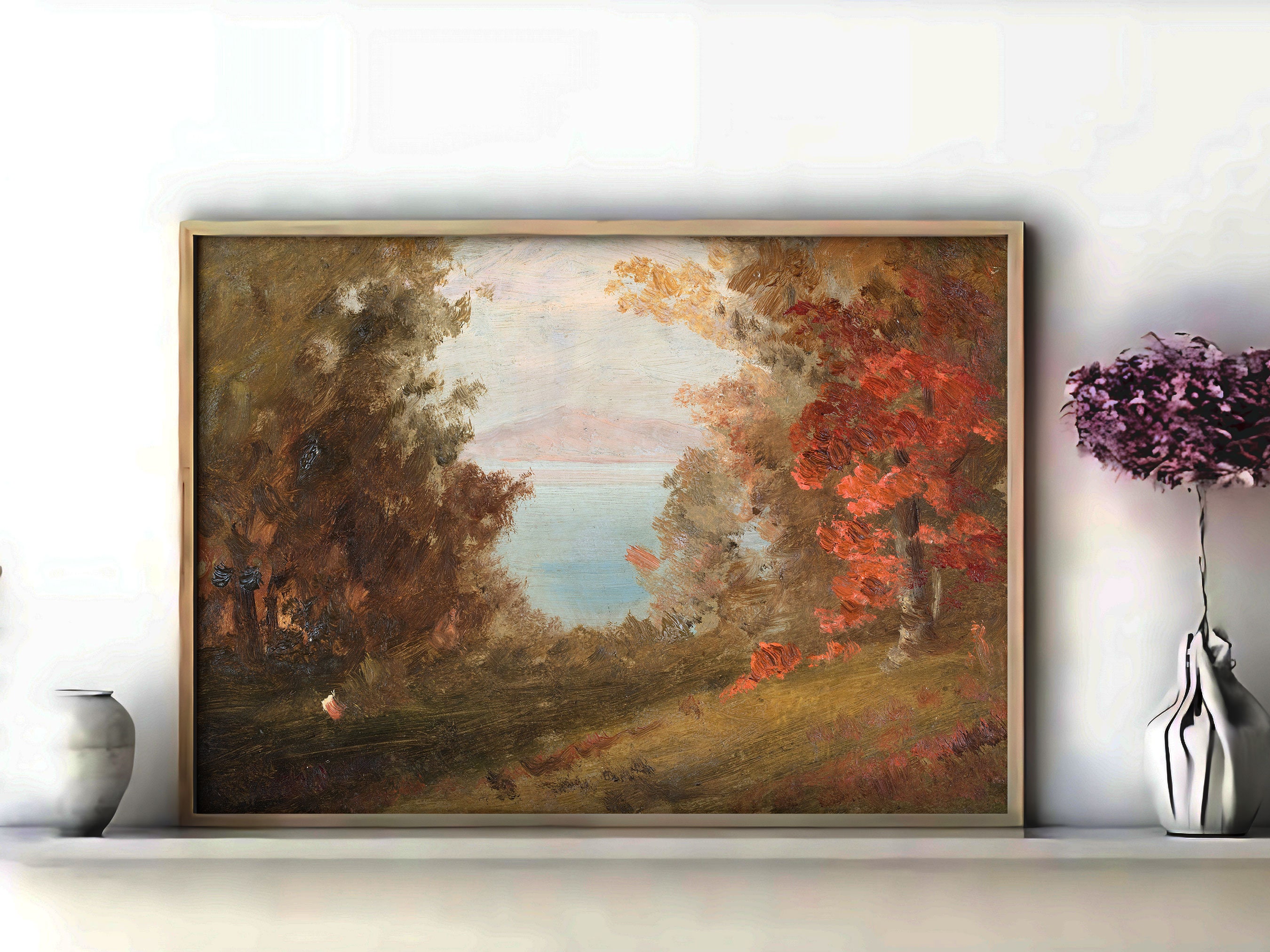 Printable Vintage Gallery Wall Art SET Antique Prints Warm Aesthetic ...