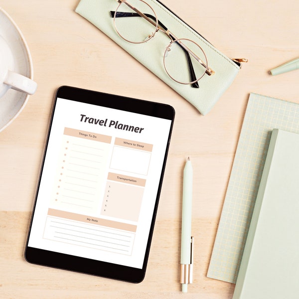 Printable Travel Planner - Etsy
