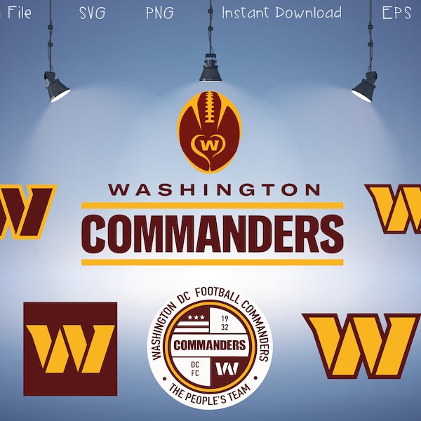Washington Commanders Logo Svg - Etsy