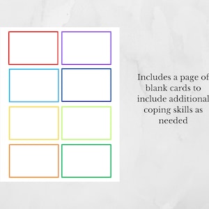 Kids Coping Skills Bundle, Printable, Cards and Worksheets - Etsy