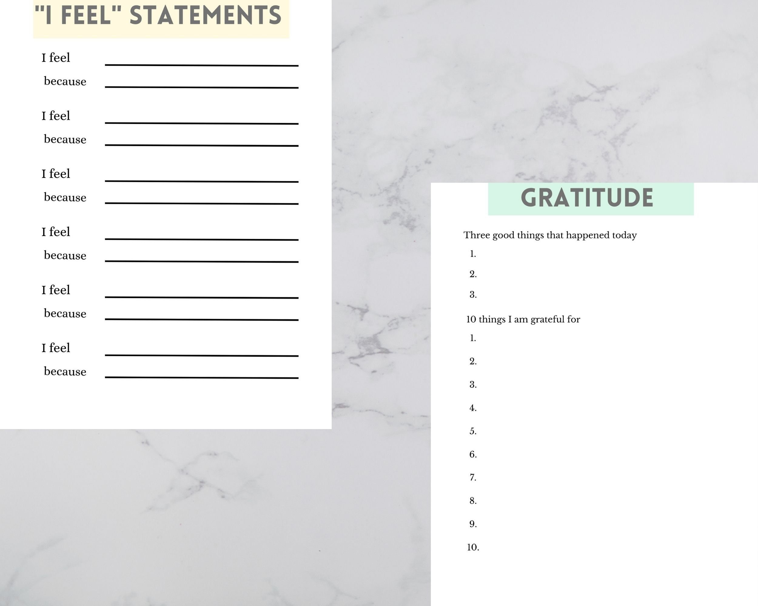 Kids Emotions Worksheets, Printable, Identifying Emotions, Breathing ...