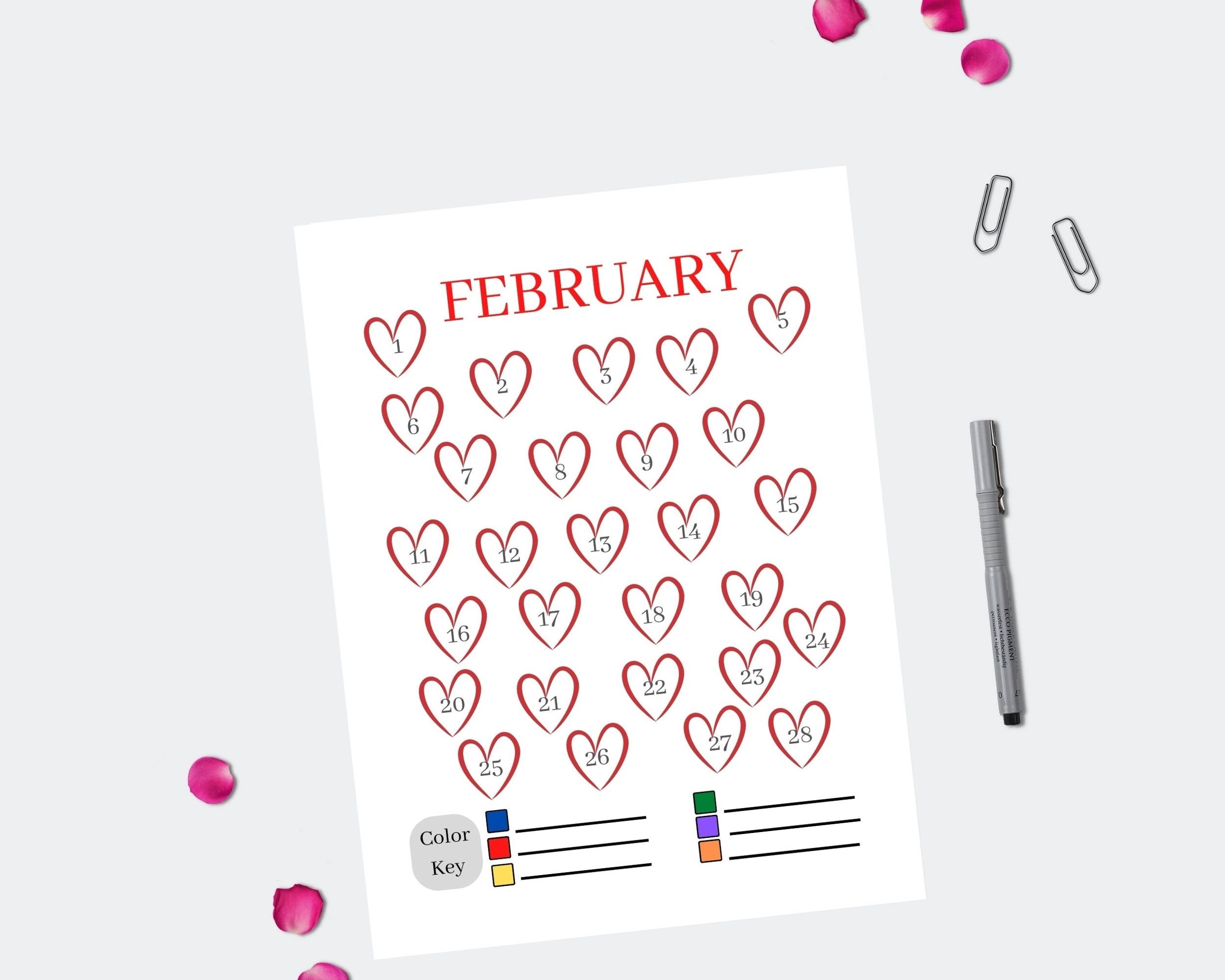 Mood Tracker Printable 12 Month Bundle A4 A5 Chart - Etsy