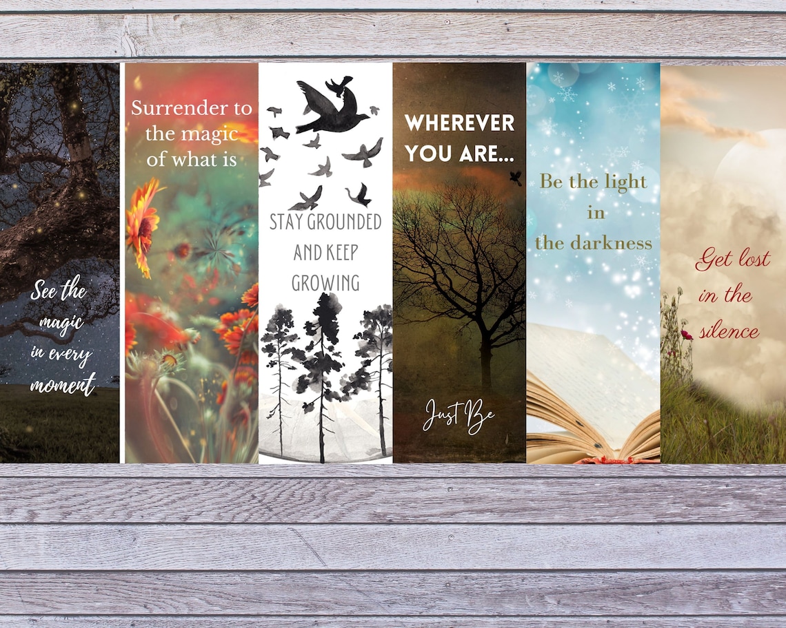 Printable Bookmark, Magic Themed, Quotes, Set of 12 - Etsy