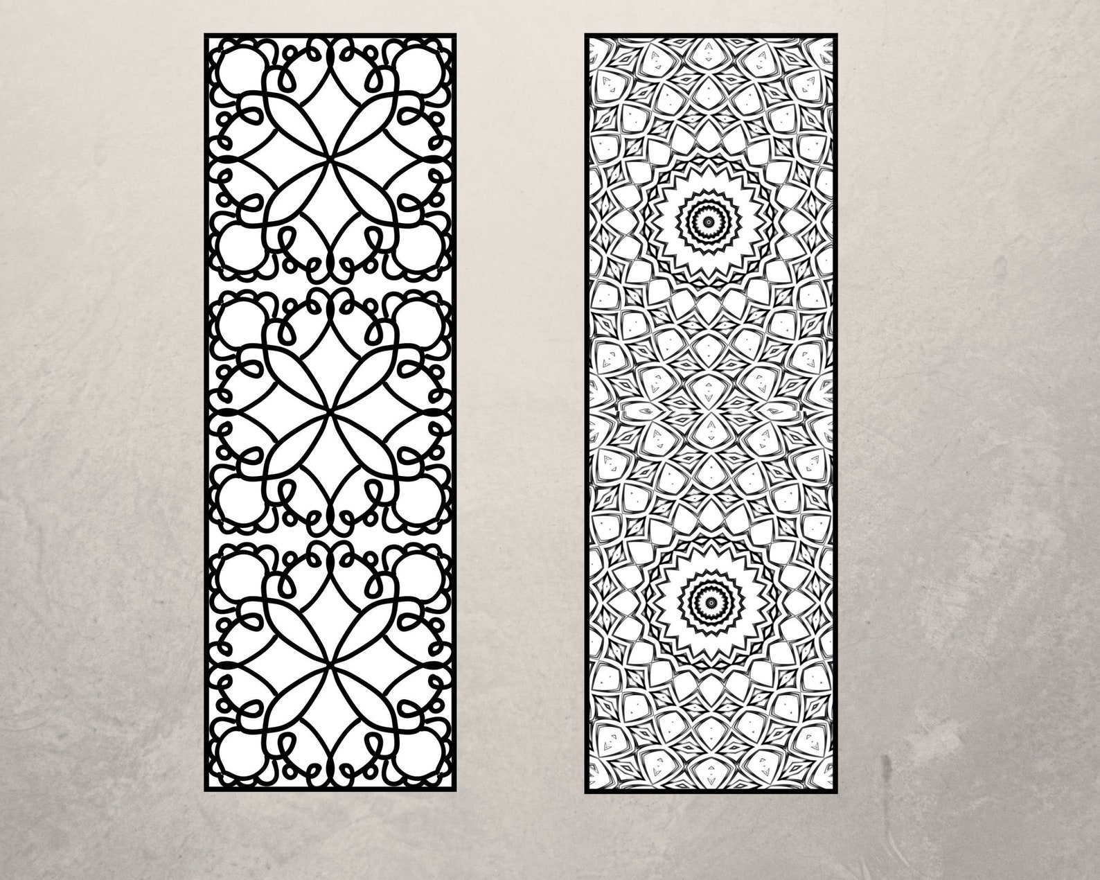 Mandala Bookmarks, Printable, Set of 10, Coloring, Mindfulness - Etsy