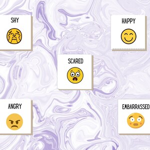 Printable Emotion Flashcards for Kids and Teens, Icebreaker, Set of 30 ...