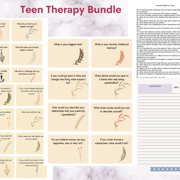 Conversation Starter Cards for Therapists - Etsy