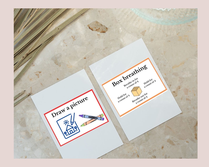 Kids Coping Skills Bundle, Printable, Cards and Worksheets - Etsy