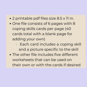 Kids Coping Skills Bundle, Printable, Cards and Worksheets - Etsy