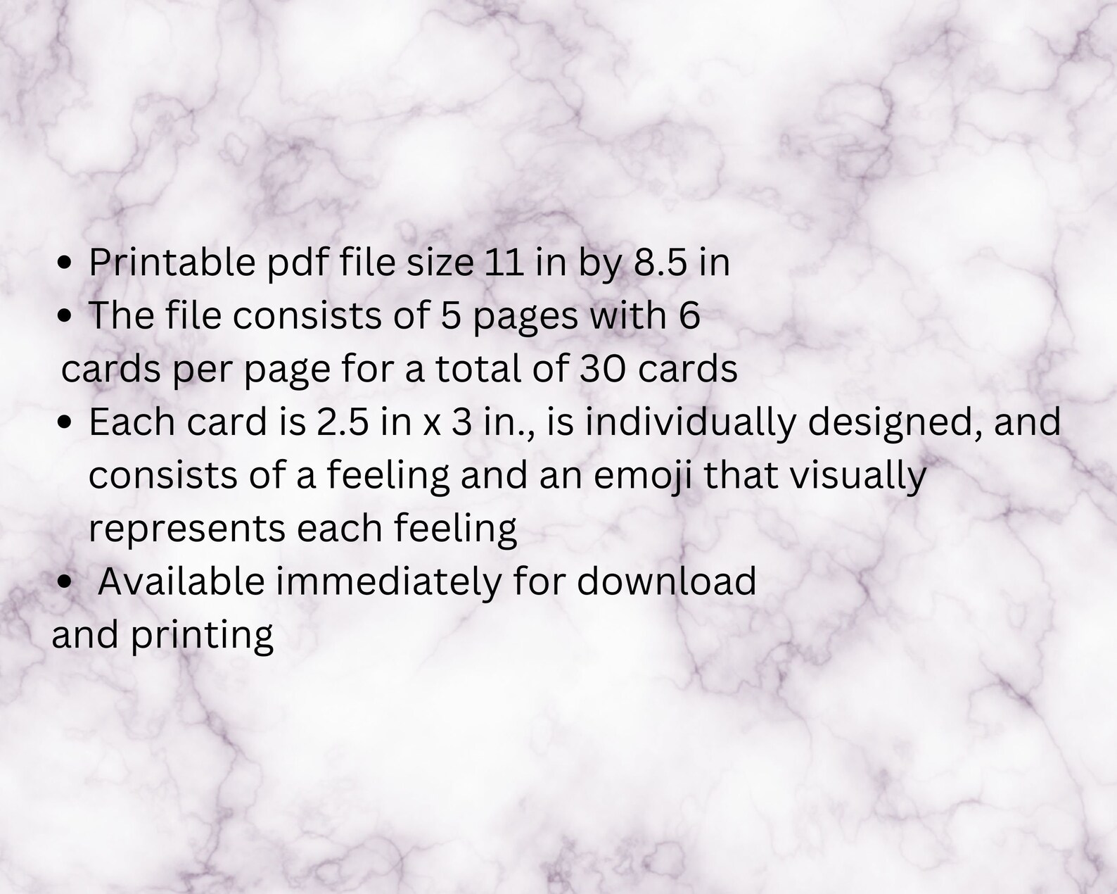 Printable Emotion Flashcards for Kids and Teens, Icebreaker, Set of 30 ...