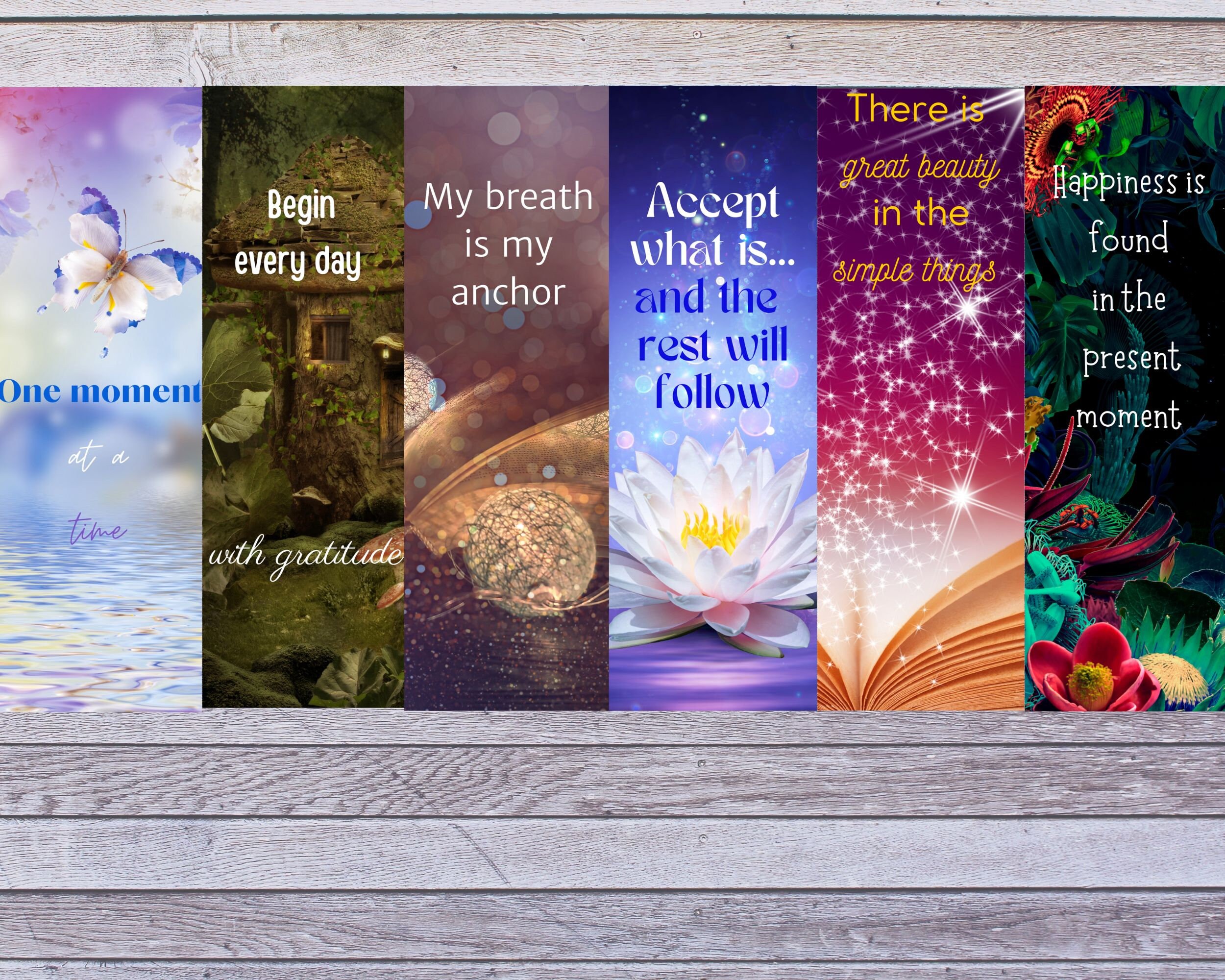 Printable Bookmark, Magic Themed, Quotes, Set of 12 - Etsy