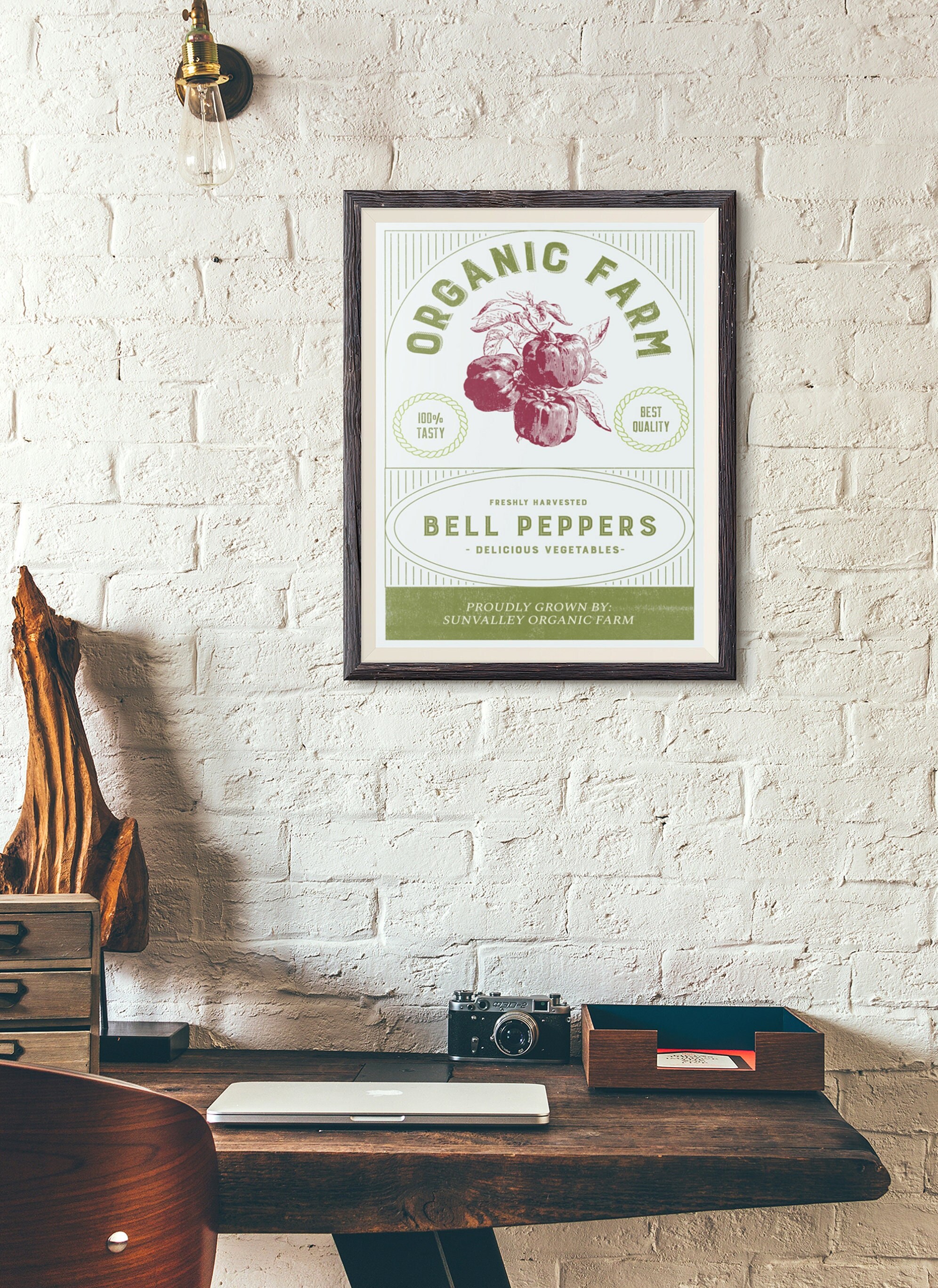 Vintage Pepper Printable Art Poster, Digital Art Download, Vintage ...