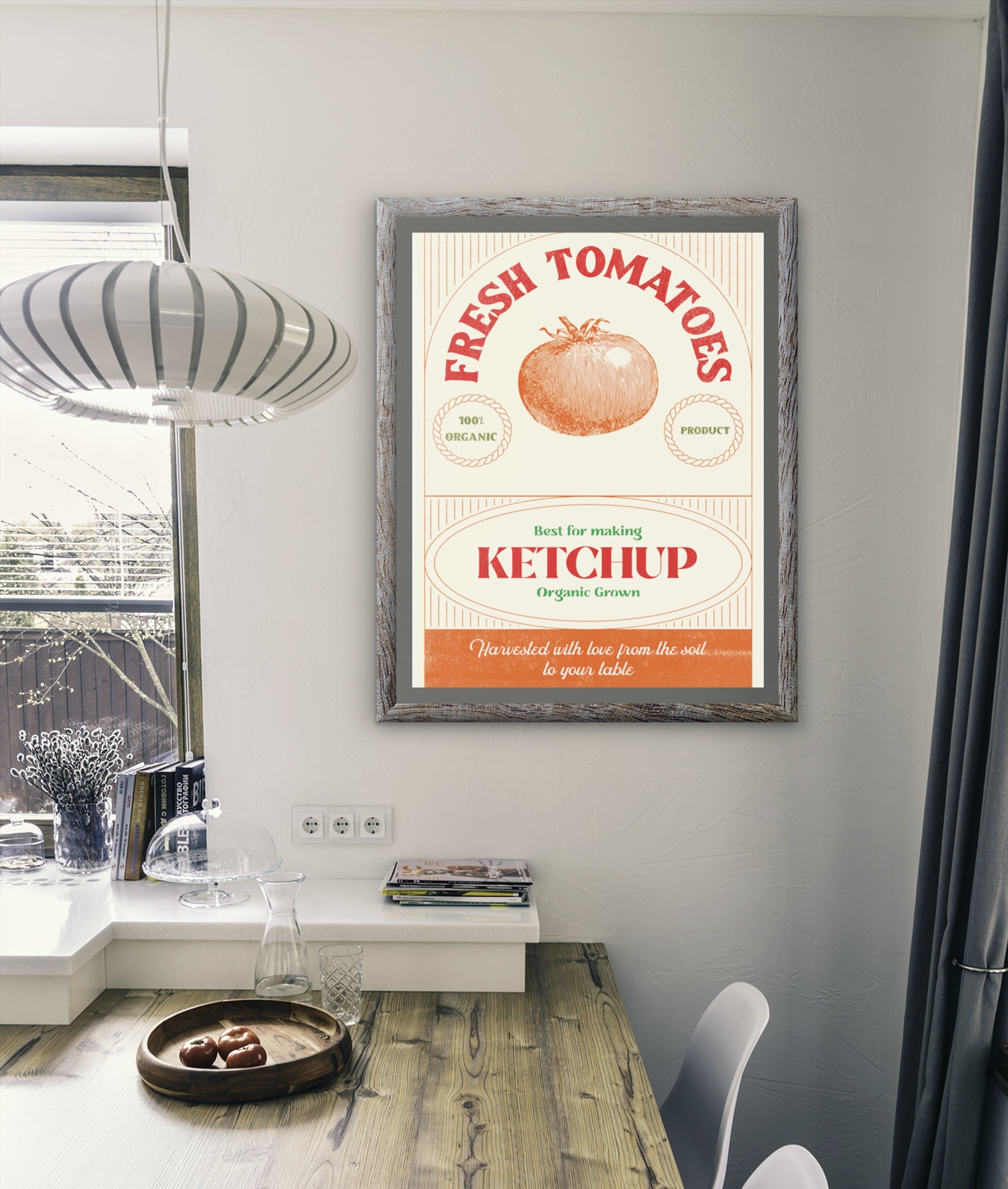 Vintage Tomato Printable Art Poster, Digital Art Download, Vintage ...