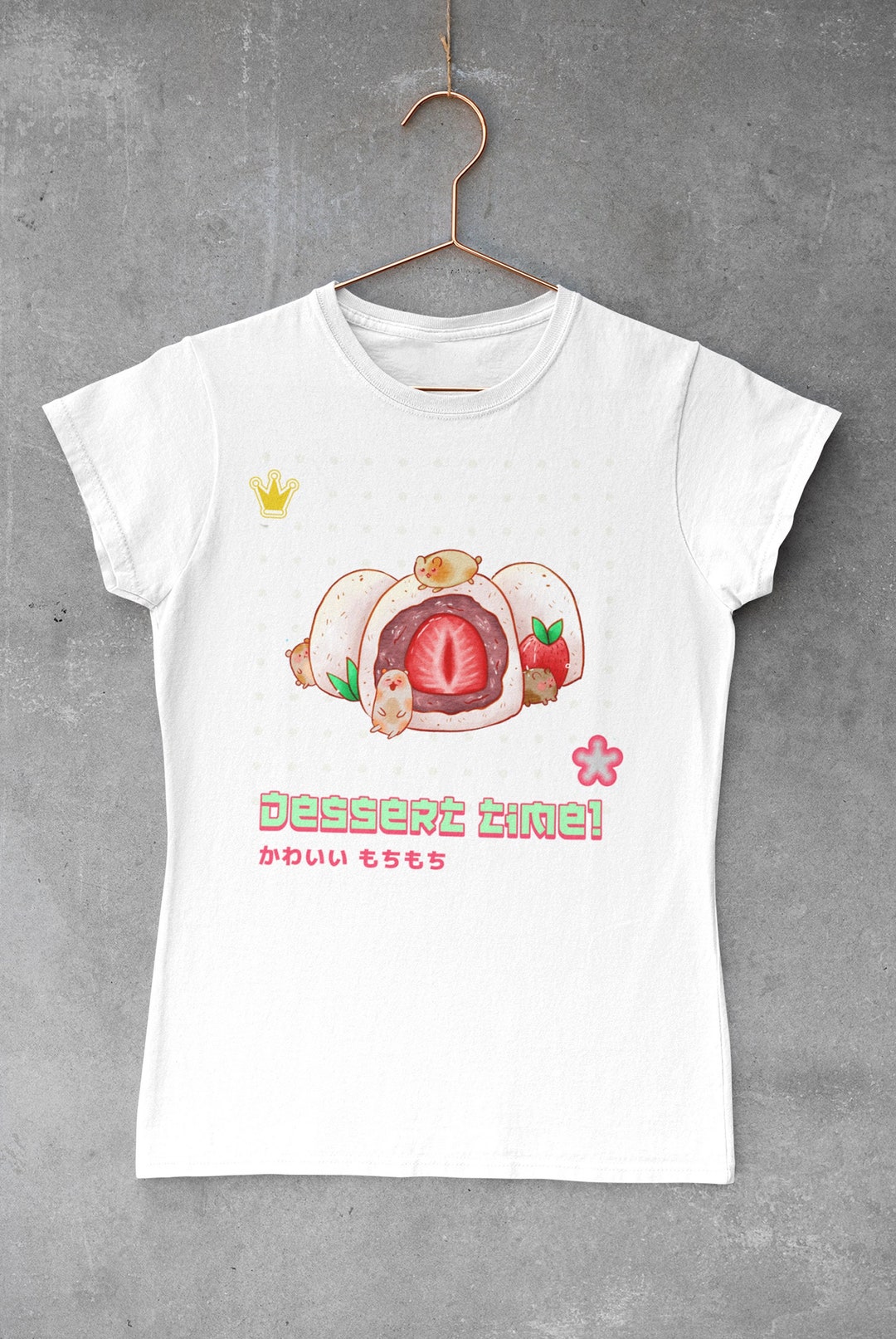 Cute Mochi Women's T-shirt, Kawaii Mochi T-shirt, Cute Mochi T-shirt ...