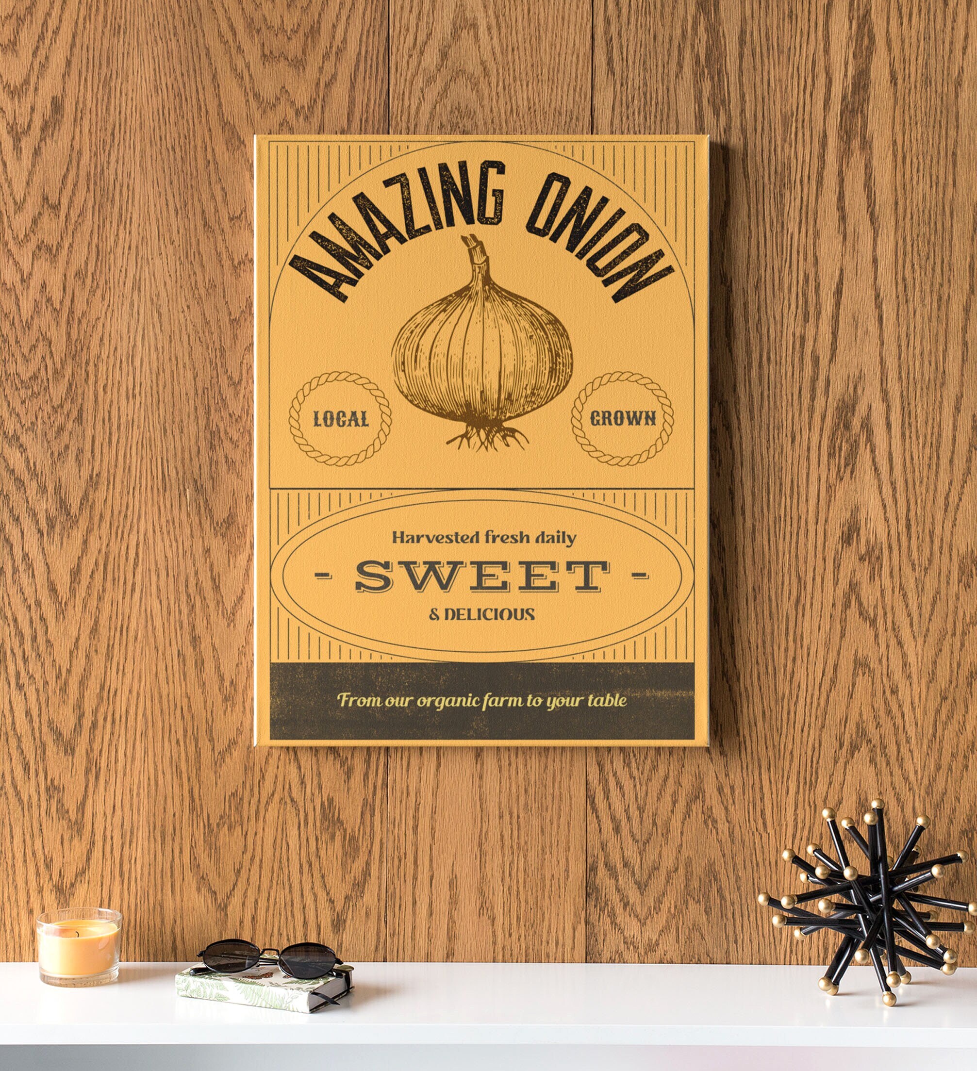 Vintage Onion Printable Art Poster, Digital Art Download, Vintage ...