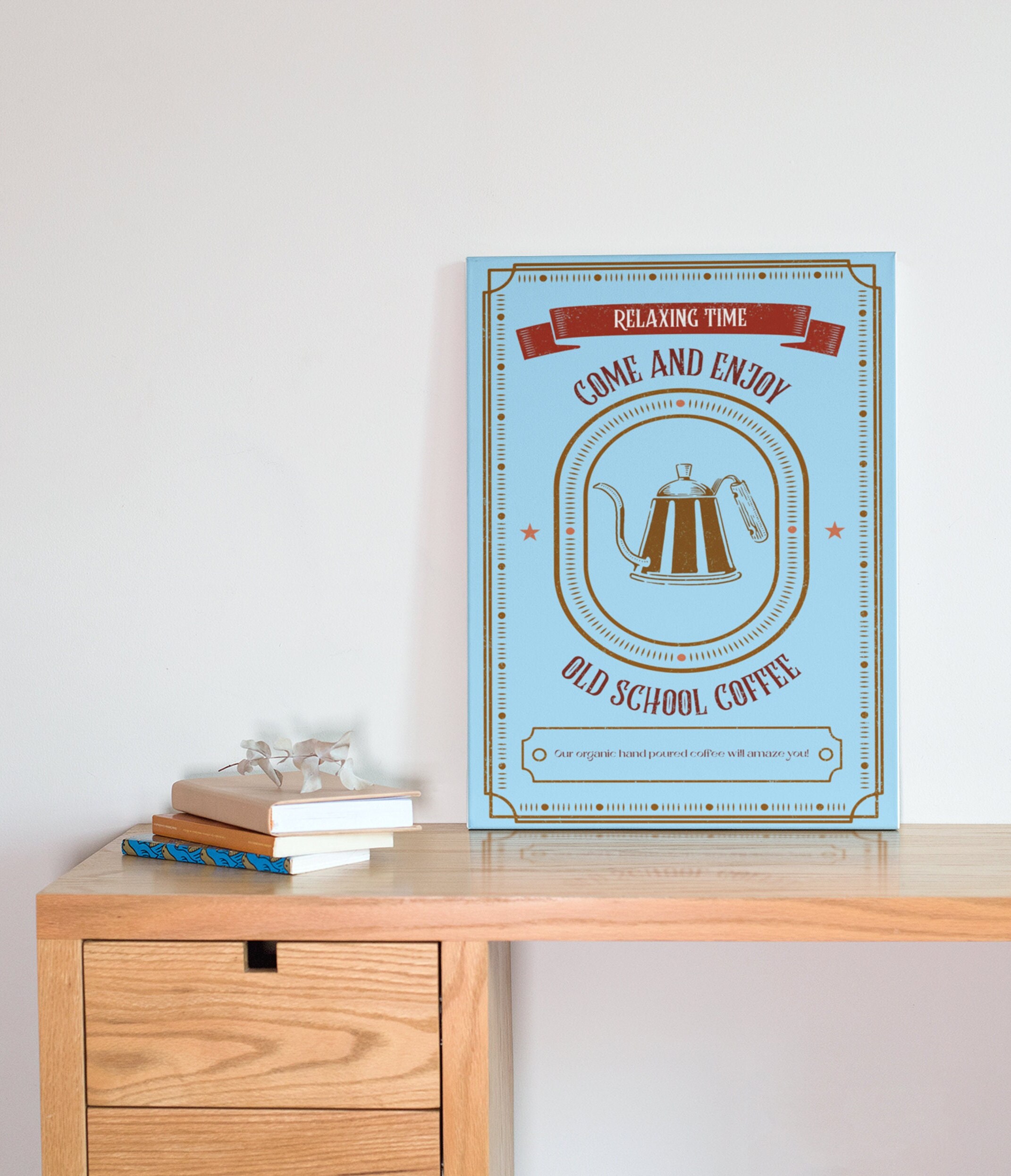 Vintage Coffee Kettle Printable Art Poster, Digital Art Download ...