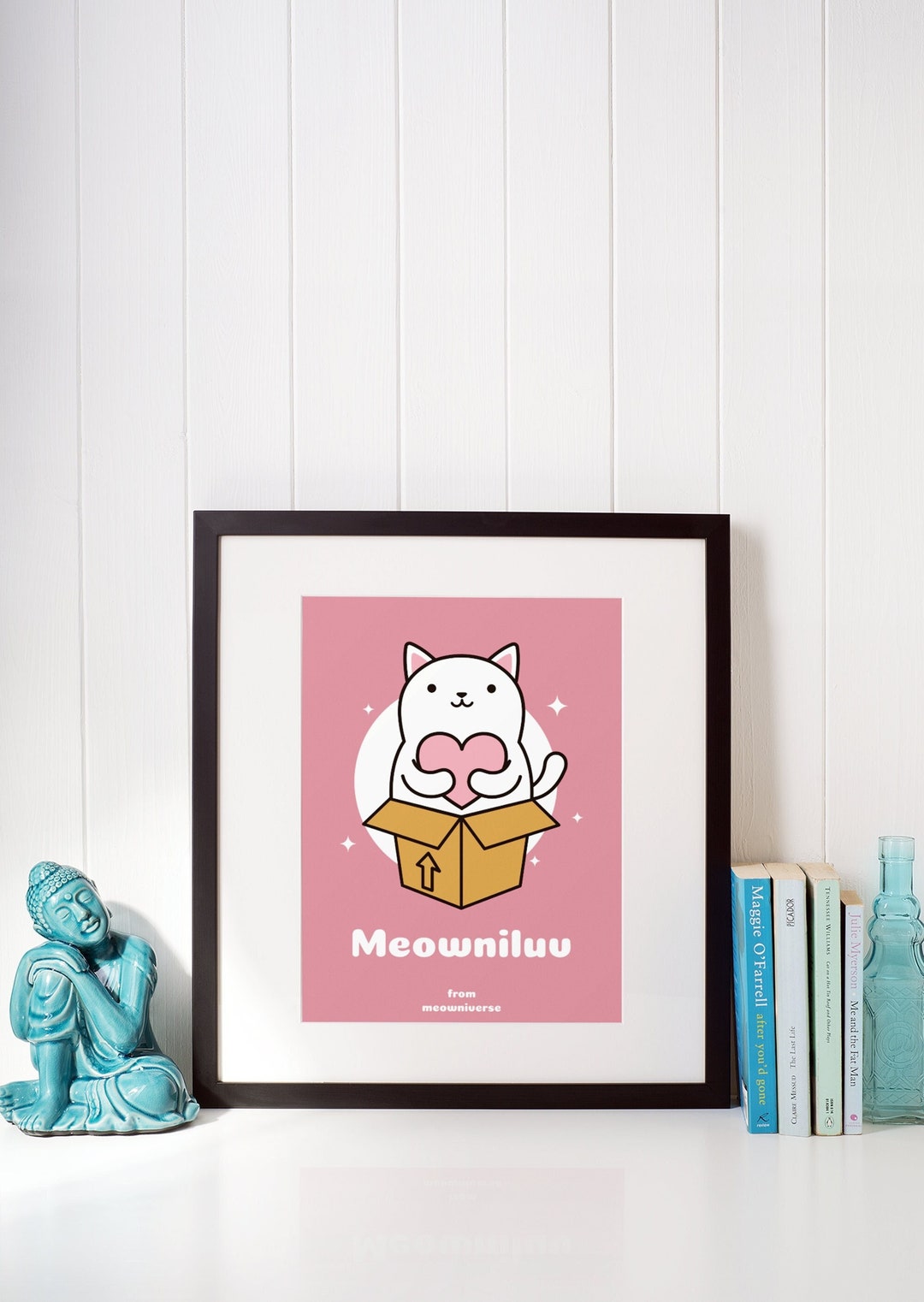 Cat Love Printable Wall Art, Cat Wall Art, Love Wall Decor, Love ...